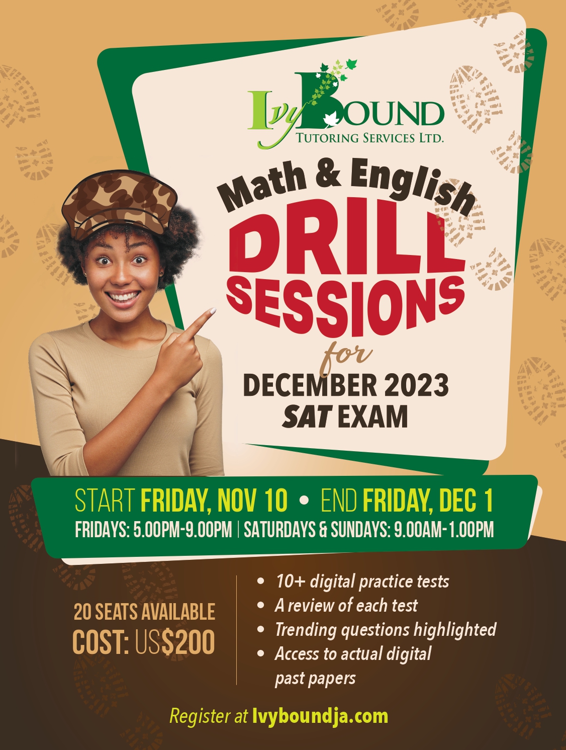 Drill Session Registration - Ivybound Tutoring Services